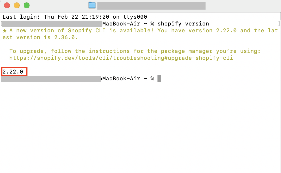 Shopify CLI 3.xインストールガイド｜Mac・Windows両環境対応
